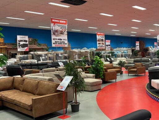 Sofa in store store